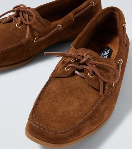 TOM FORD Robin Suede Boat Shoes