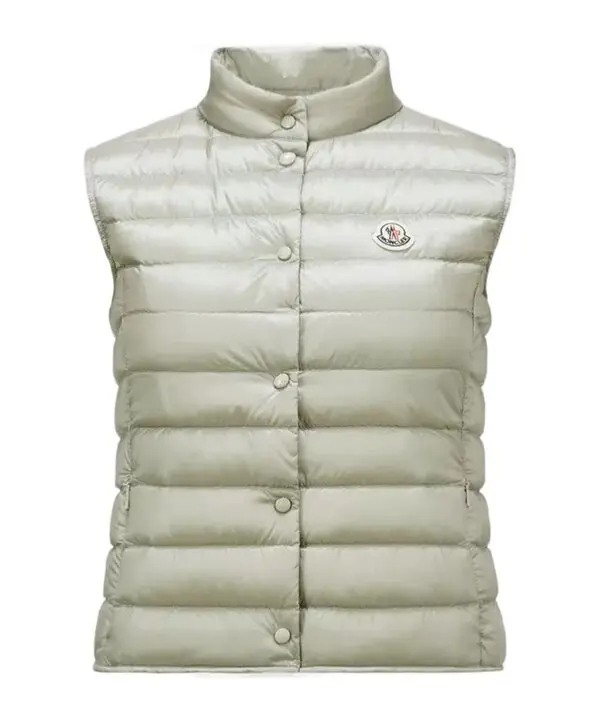 Moncler Liane Down Vest - Light Gray