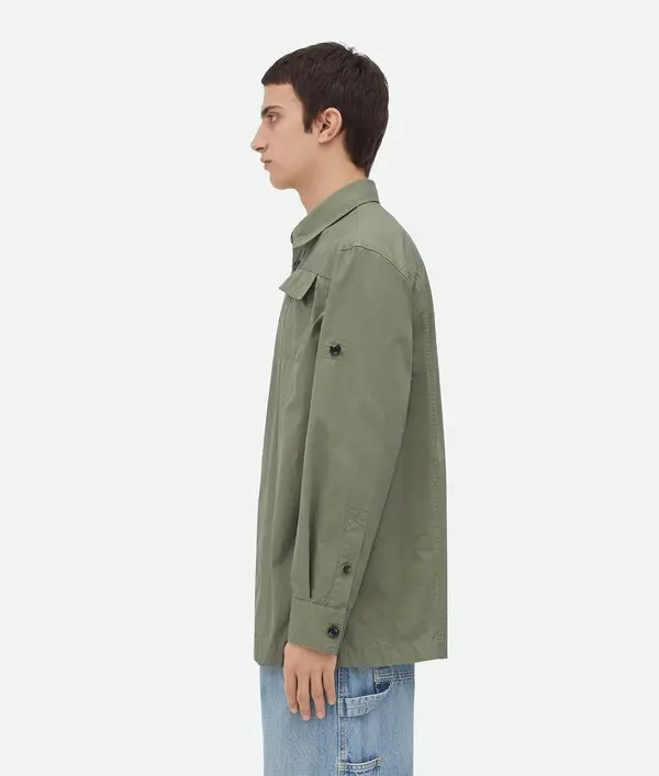 Bottega Veneta Light Cotton Twill Overshirt