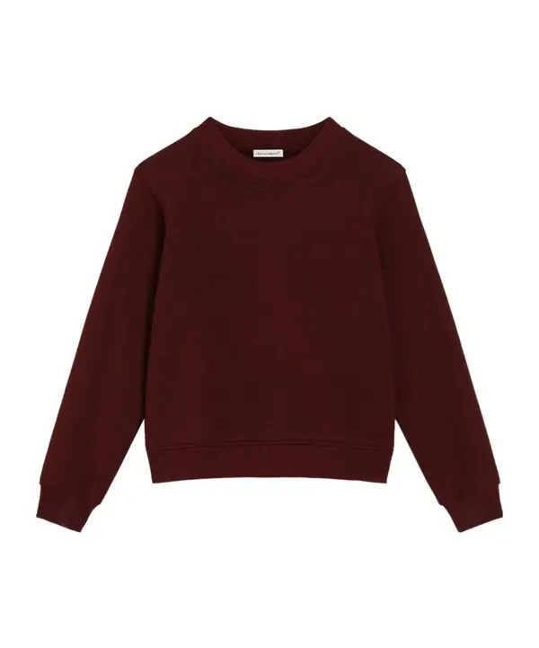 Dolce & Gabbana Cotton Sweatshirt With Logo - Brown