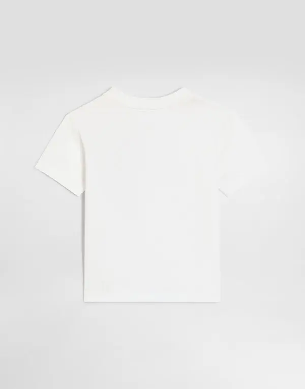 Dolce & Gabbana Jersey T-shirt With Logo - White