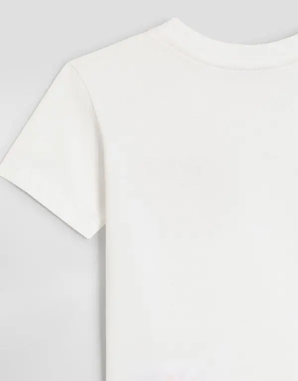 Dolce & Gabbana Jersey T-shirt With Logo - White