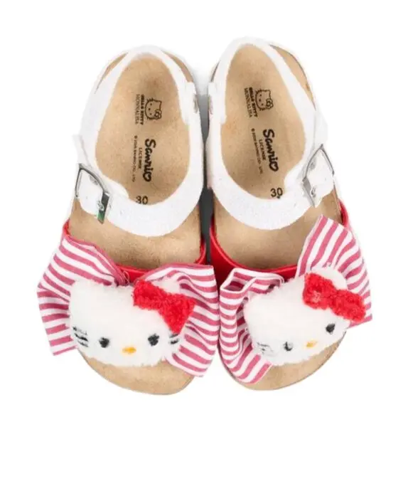 Monnalisa Hello Kitty Bow Sandals
