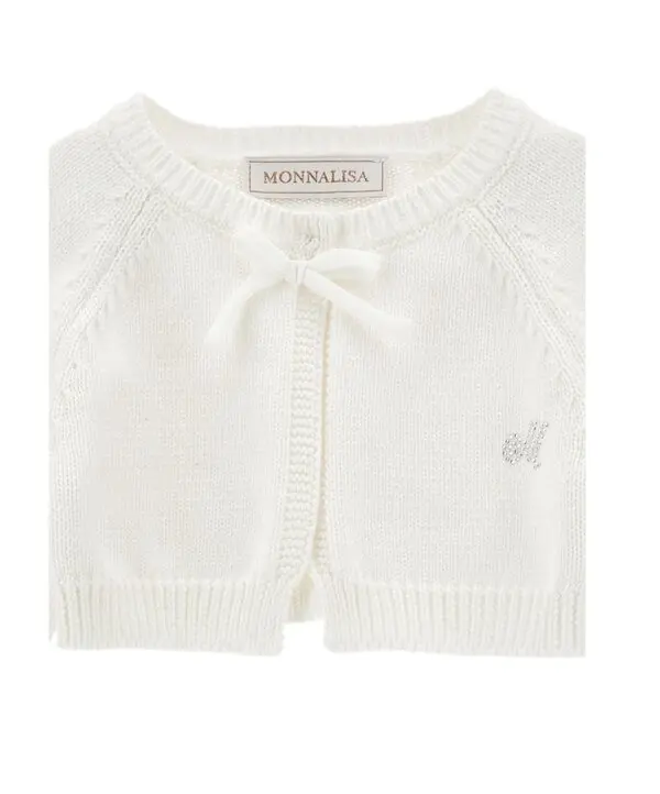 Monnalisa Bow Detail Top