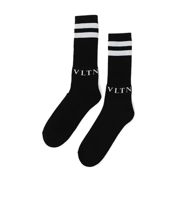 Valentino Garavani Vltn Socks - Black