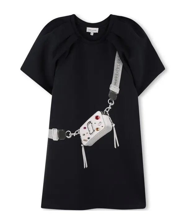 Marc Jacobs Dress With Short Sleeves And A Crew Neck - Blue