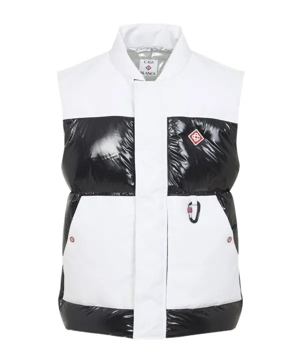 Casablanca Logo Patch Vest - White