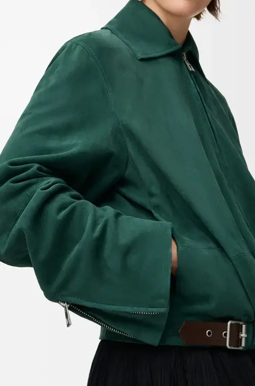 Loewe Belted Jacket - Green