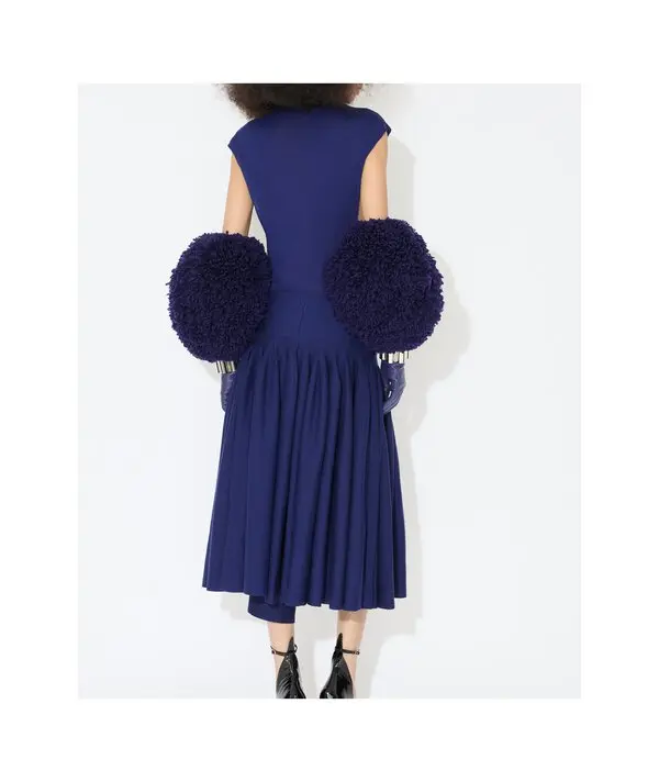 Alaïa Hat Sleeve Knitted Jumpsuit