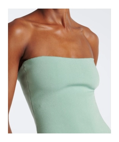 Jacquemus Strapless Midi Dress