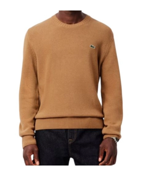 Lacoste Logo Patch Crewneck Jumper