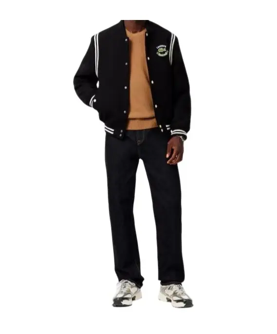 Lacoste Logo Patch Crewneck Jumper