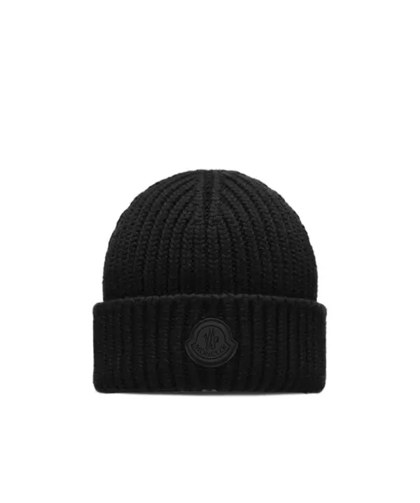 Moncler Logo Patch Beanie