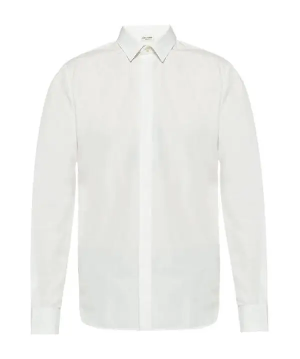 Saint Laurent Yves Collar Shirt - White