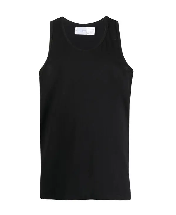 Comme Des Garçons Cotton Tank Top - Black