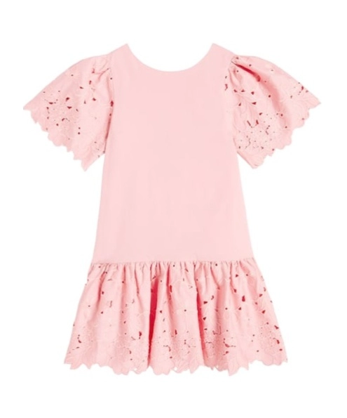 TARTINE ET CHOCOLAT Embroidered Cotton Dress