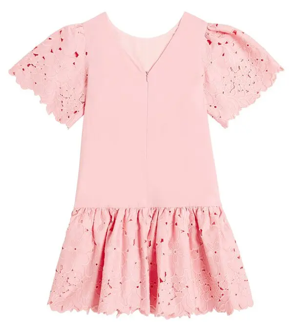 TARTINE ET CHOCOLAT Embroidered Cotton Dress