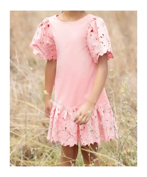 TARTINE ET CHOCOLAT Embroidered Cotton Dress