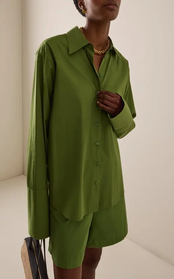 THE ANTEROS Presley Organic Cotton Poplin Shirt