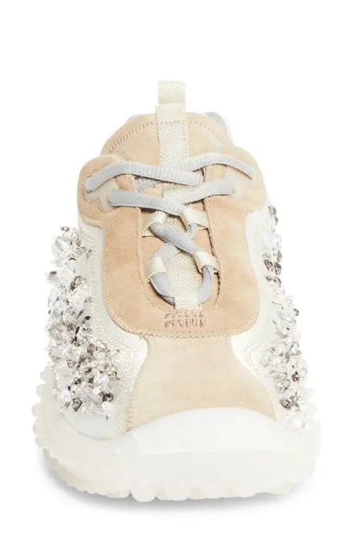 Miu Miu Trail Grip Embellished Sneaker