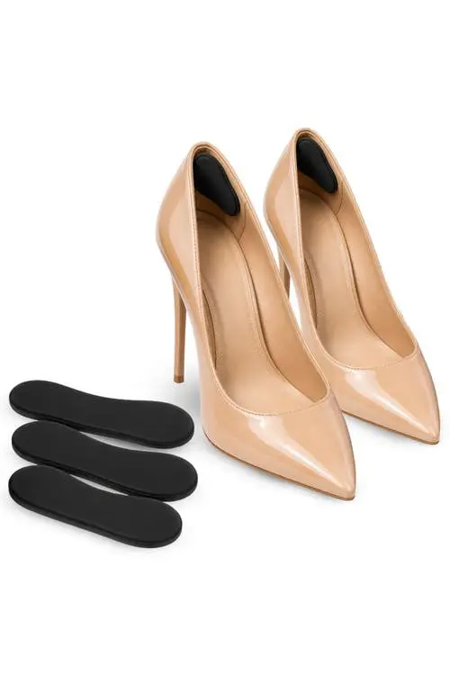 LECHERY® 3-pack Heel Liners - Black