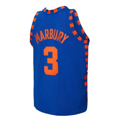 Mitchell & Ness Stephon Marbury New York Knicks 2005/06 Hardwood Classics Swingman Jersey - Blue