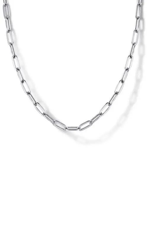 GABRIEL & CO. Paper Clip Chain Necklace