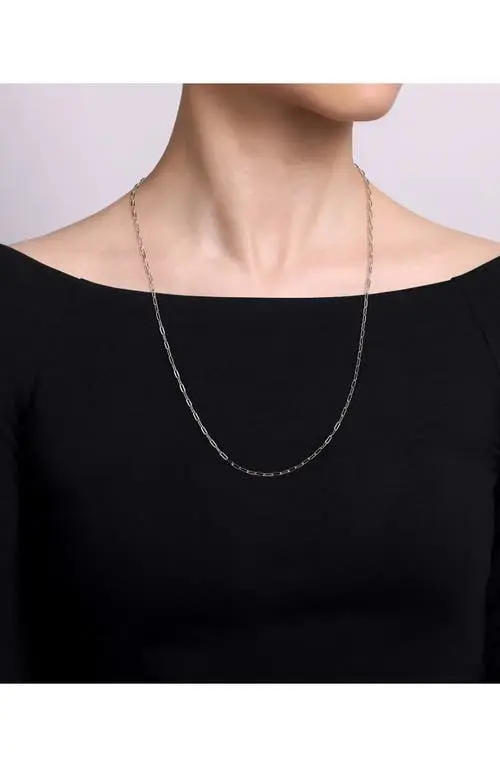 GABRIEL & CO. Paper Clip Chain Necklace