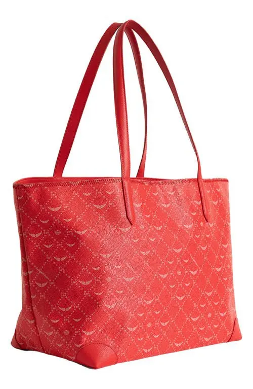 Zadig&Voltaire Z Shopper Xl Monogram Faux Leather Tote - Love