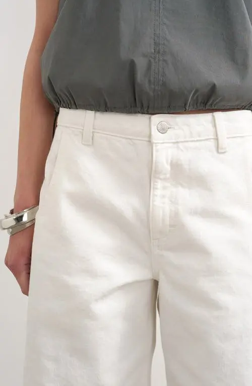 Topshop Barrel Leg Jeans Shorts