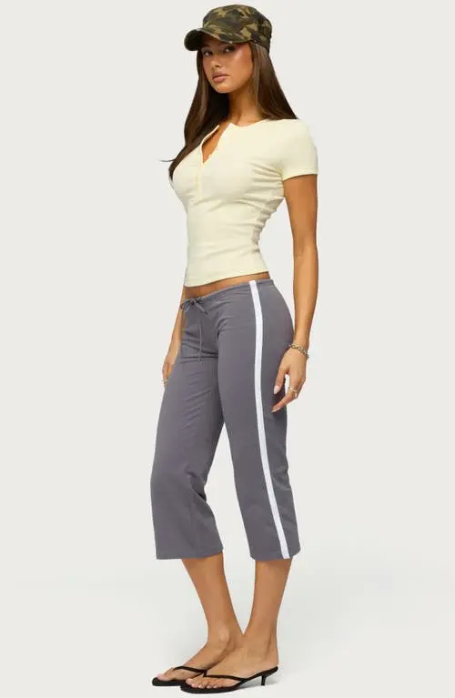 EDIKTED Milene Contrast French Terry Capris