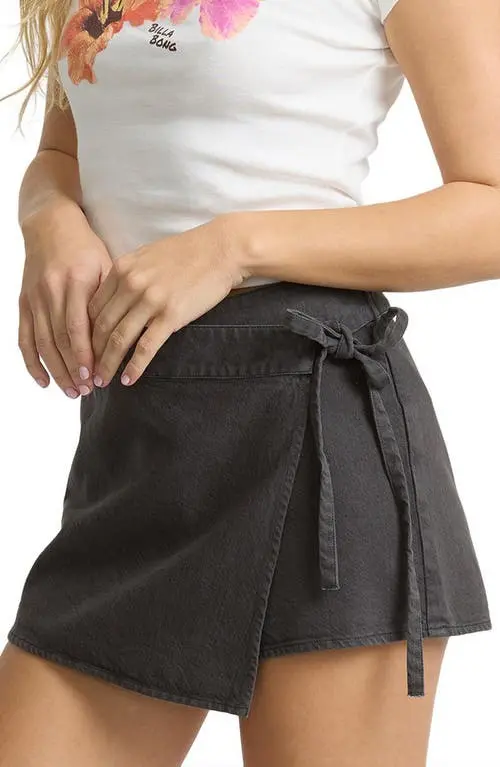 BILLABONG Your Crush Cotton Wrap Skort