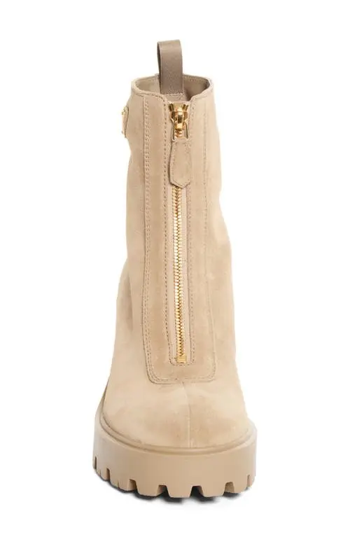 Prada Lug Sole Zip Bootie