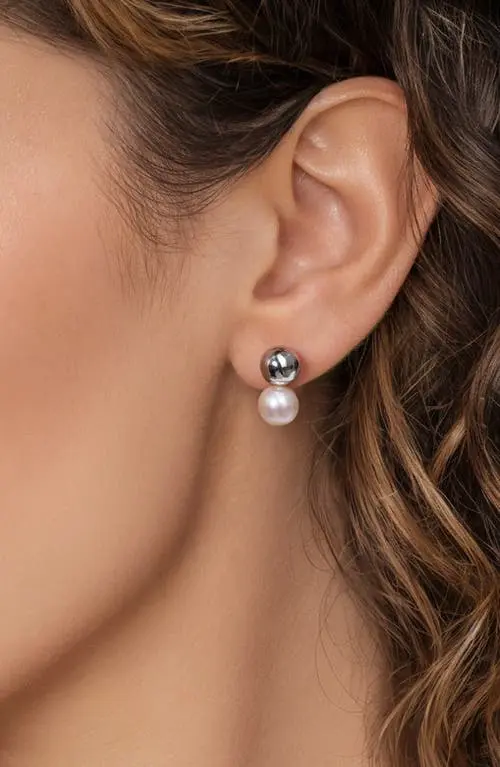 GABRIEL & CO. Bujukan Pearl Stud Earrings