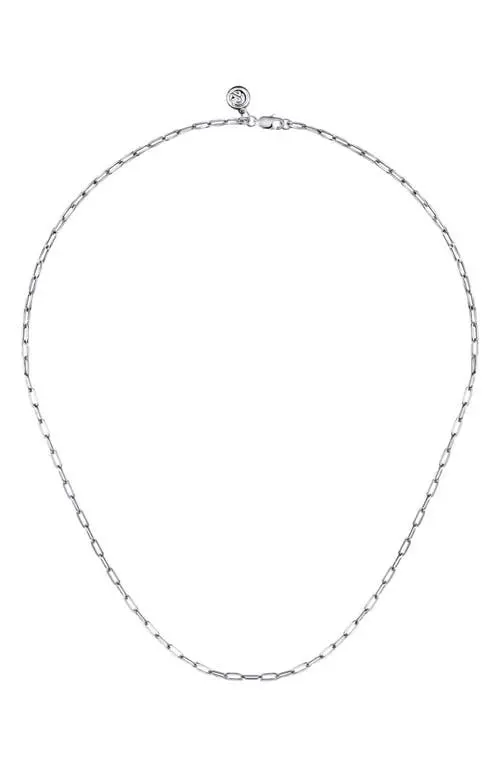 GABRIEL & CO. Paper Clip Chain Necklace
