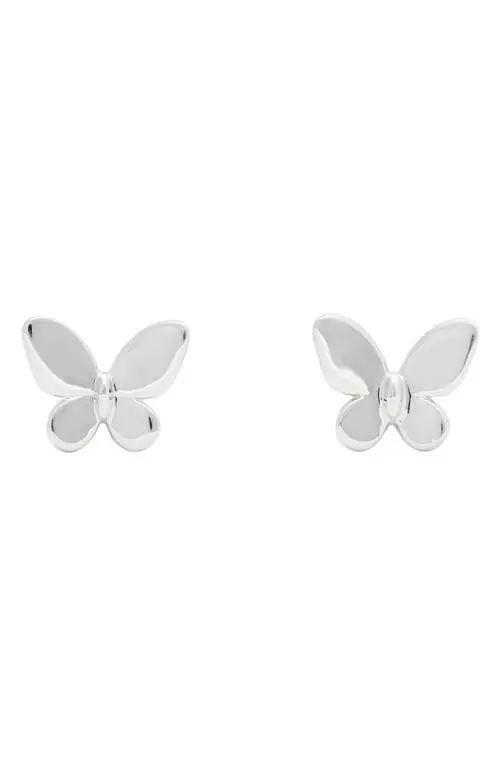 Kate Spade New York You're A Gem Butterfly Stud Earrings - Silver