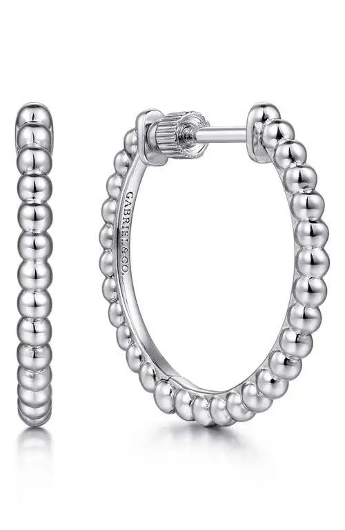 GABRIEL & CO. Classic Hoop Earrings - Sterling Silver