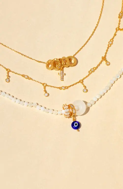 GIRLS CREW Rio Cross Charm Necklace