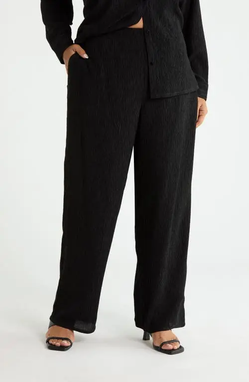 Eileen Fisher Straight Leg Pants - Black