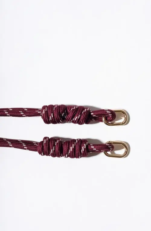 POP UPS BRAND Boat Rope Bag Strap - Bordeaux
