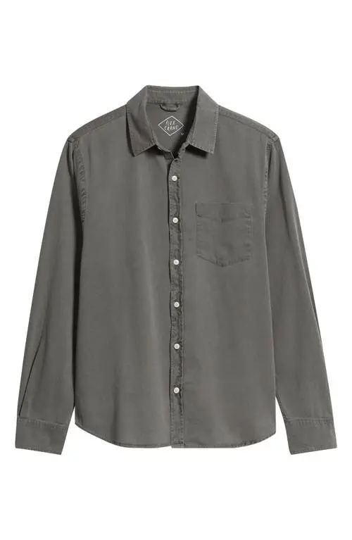 ALEX CRANE Organic Cotton Twill Long Sleeve Shirt - Slate