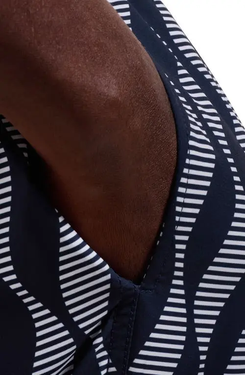 Bugatchi Cruz Print Swim Trunks