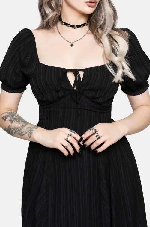DISTURBIA Fenella Keyhole Midi Dress