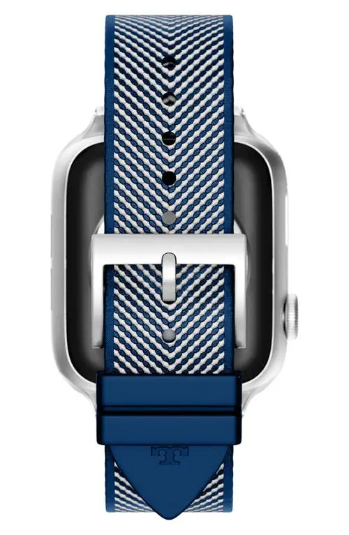 Tory Burch Kira Grosgrain 20mm Apple Watch® Watchband