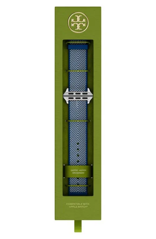 Tory Burch Kira Grosgrain 20mm Apple Watch® Watchband