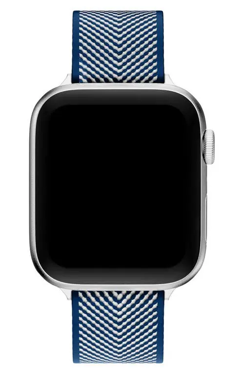 Tory Burch Kira Grosgrain 20mm Apple Watch® Watchband