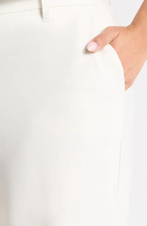 Eileen Fisher High Waisted Straight Leg Trousers