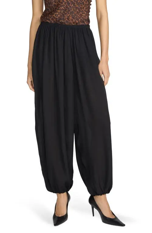 FRAME The Silk Balloon Pants - Black