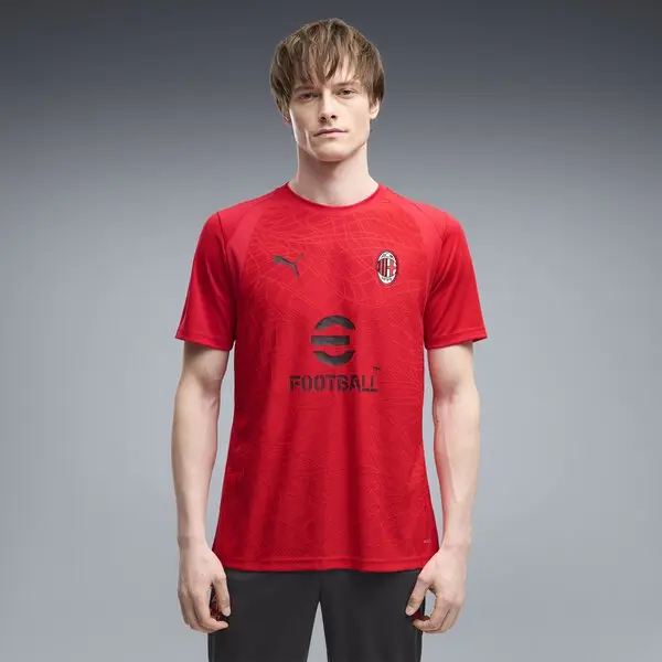 PUMA Ac Milan Slim Soccer Training Jersey - Red