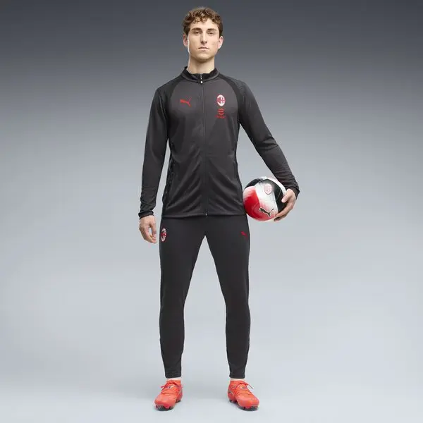 PUMA Ac Milan Slim Soccer Training Pants - Gray